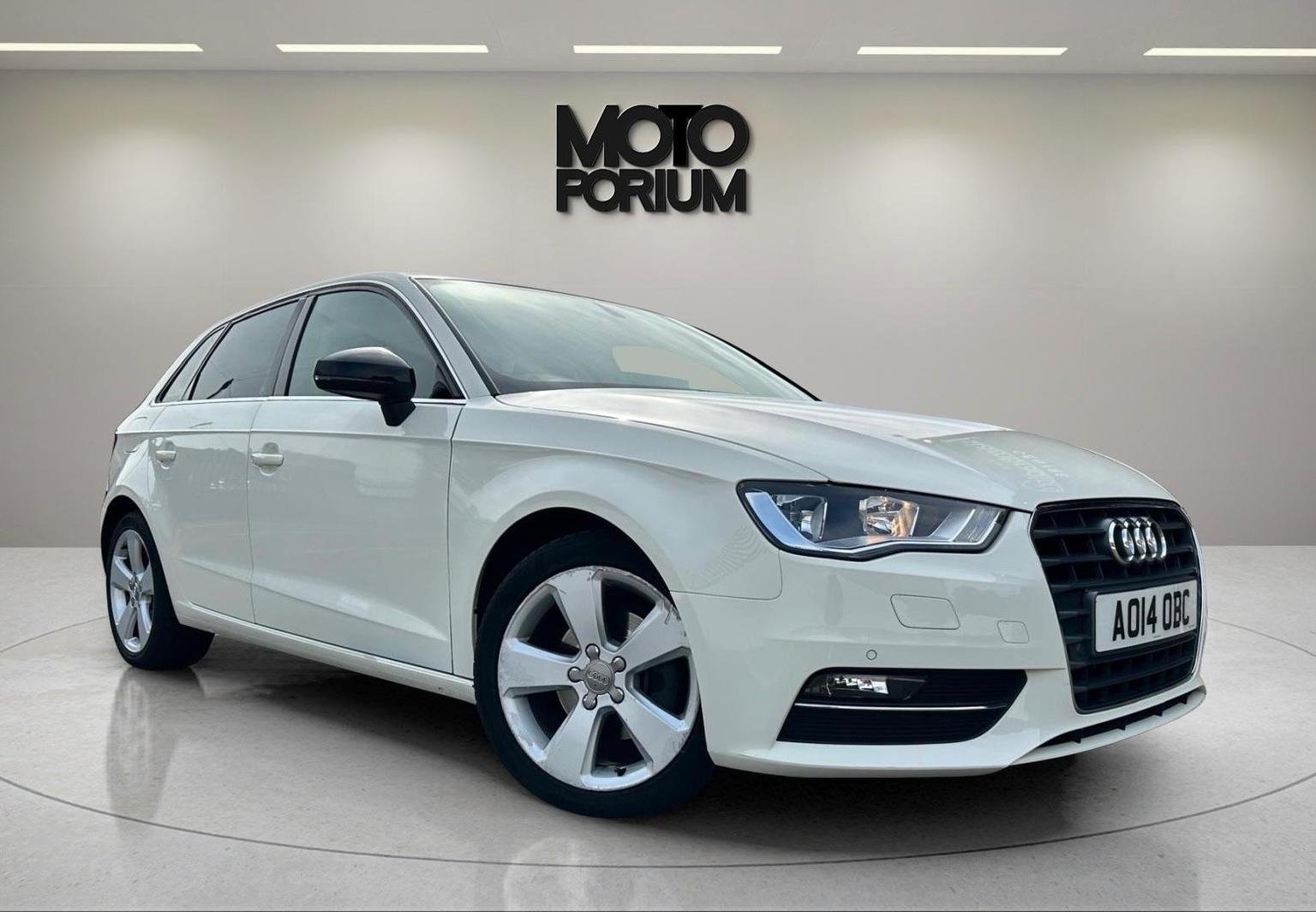 SOLD - Used AUDI A3 2014 White in Bradford, West Yorkshire | Moto Porium