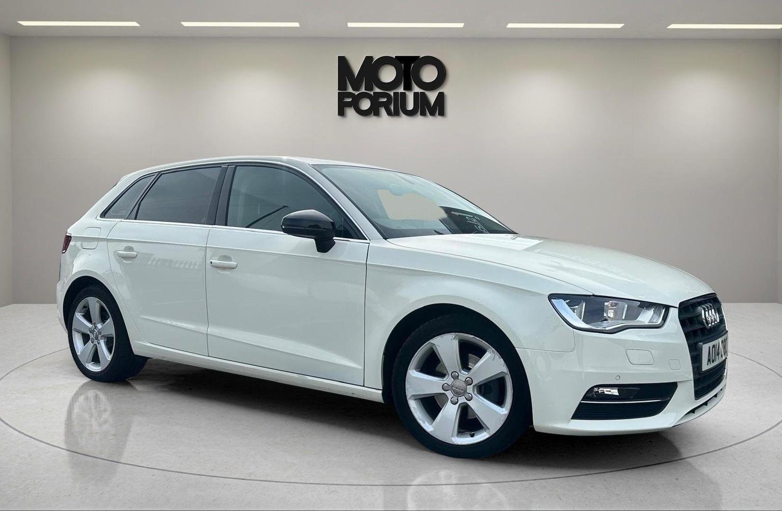 SOLD - Used AUDI A3 2014 White in Bradford, West Yorkshire | Moto Porium