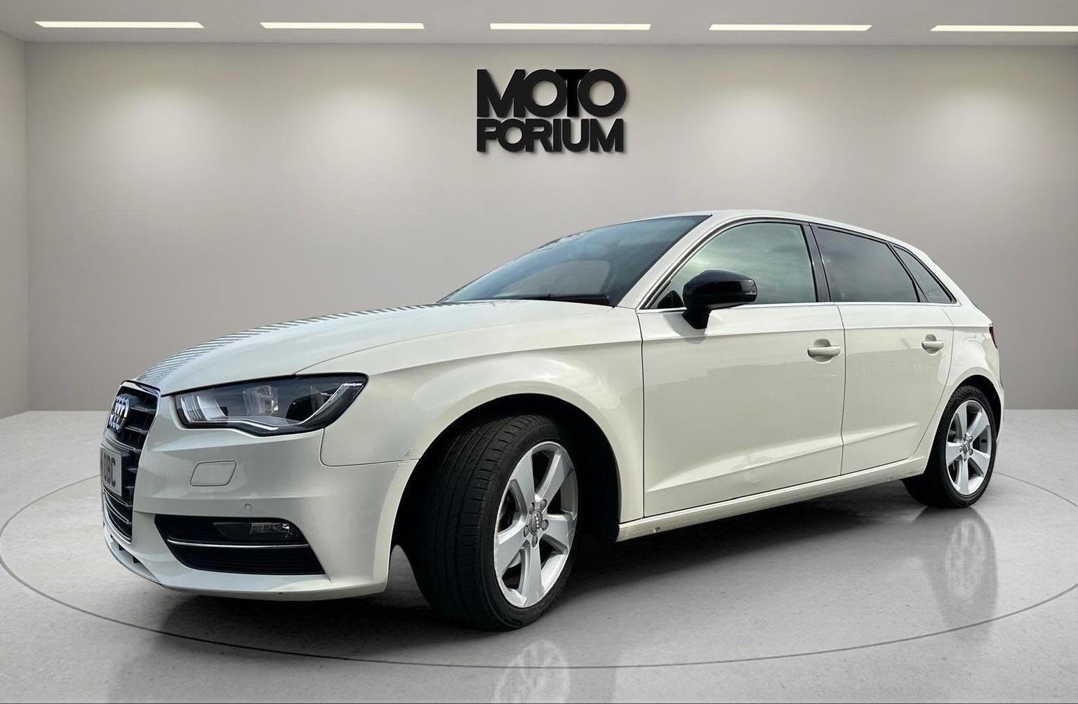 SOLD - Used AUDI A3 2014 White in Bradford, West Yorkshire | Moto Porium